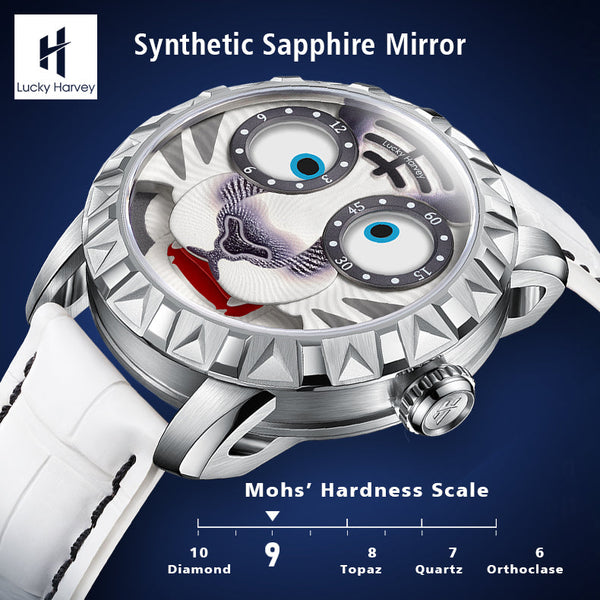 【Limited Edition 2022pcs】White Tiger Moving Eye Automatic Watch For Ma ...
